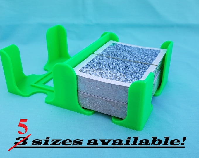 Draw and Discard Tray Triple Wide Card Tray 3 Tray Playing - Etsy