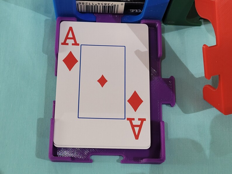 4 Way Interlocking Playing Card Tray, 6 Heights to Choose From. Sized ...