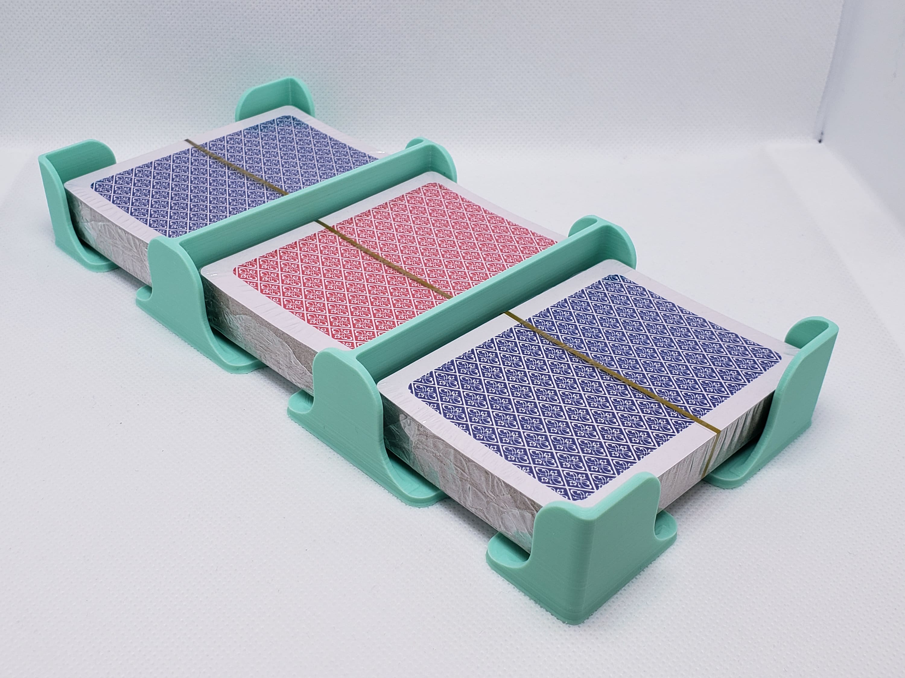 Draw and Discard Tray Triple Wide Card Tray 3 Tray Playing - Etsy