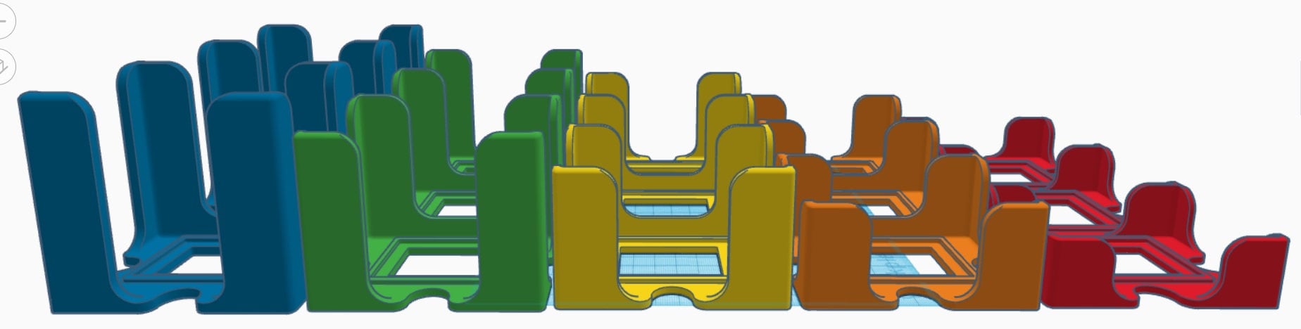 Draw and Discard Tray, Triple Wide Card Tray, 3 Tray Playing Card ...