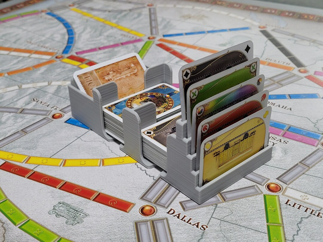 Ticket to Ride Compatible Card Organizer: Train & Destination Card ...