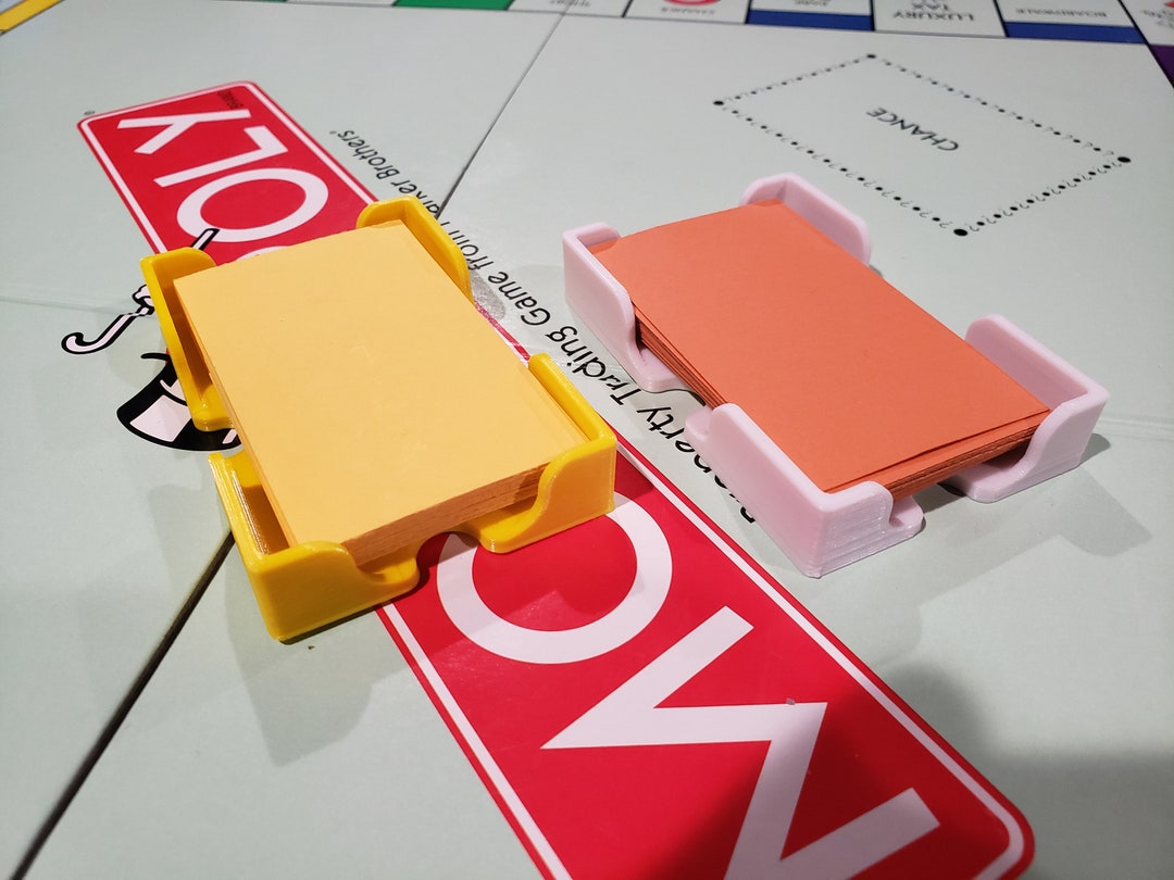 Monopoly Chance and Community Chest Card Holders 86mmx58mm, Keep the ...