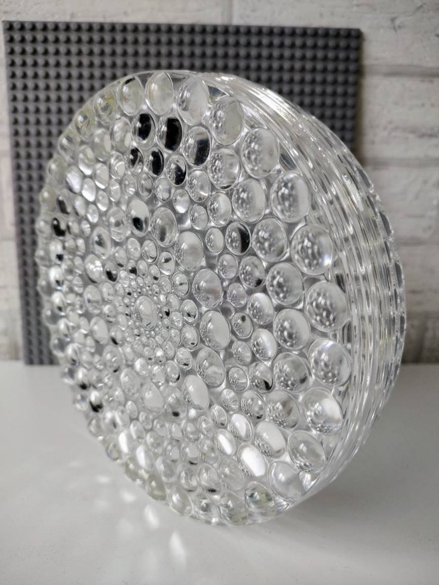 Large, Massive, Modern, Op Art Glass Vase Bubble Germany Solifleur - Etsy