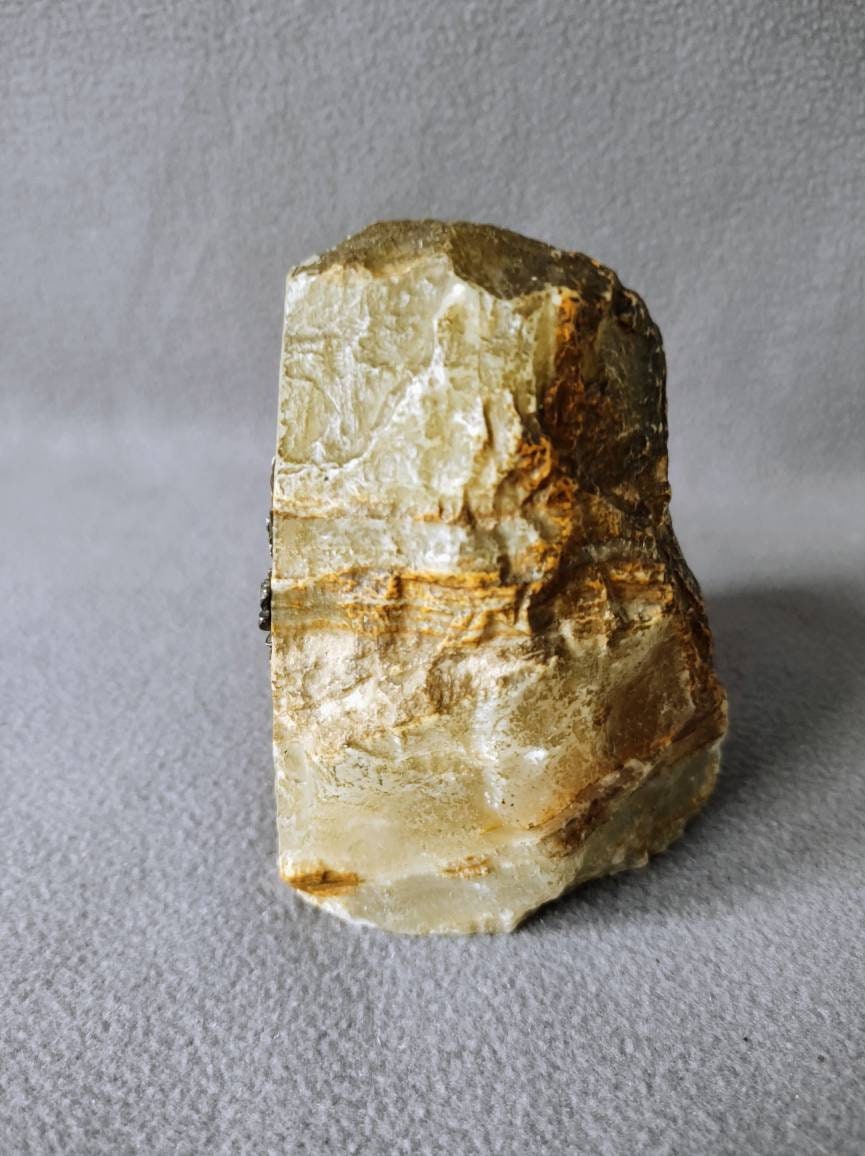 Natural Stone Paperweight With Bas-relief in a Metal Art Nouveau Poet ...