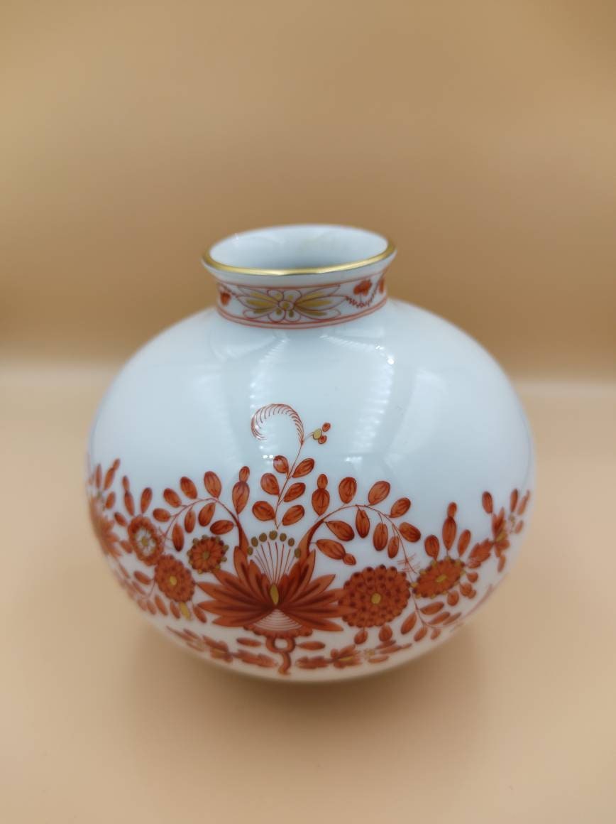 Unique Orginal Meissen Vase Indian Coral - Etsy