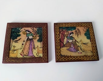 Rajasthani Coasters - Etsy