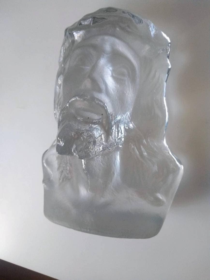 Viking Glass Jesus Christ Bust - Etsy
