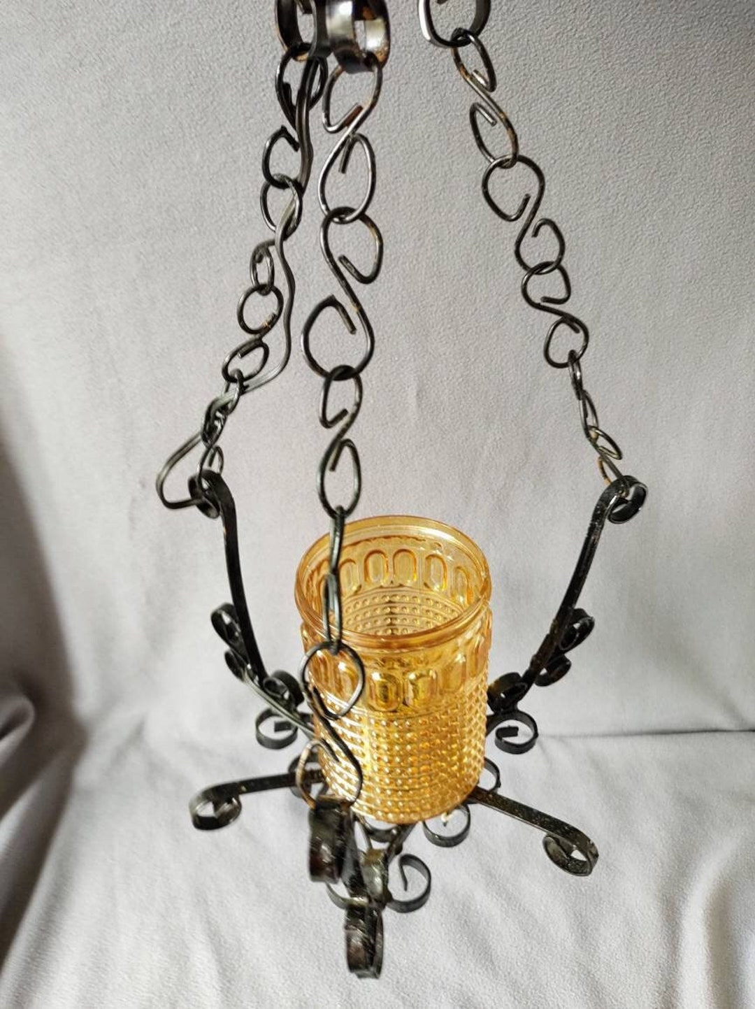Wrought Iron Lamp Ceiling Lamp Vintage Lantern Lamp Garden - Etsy