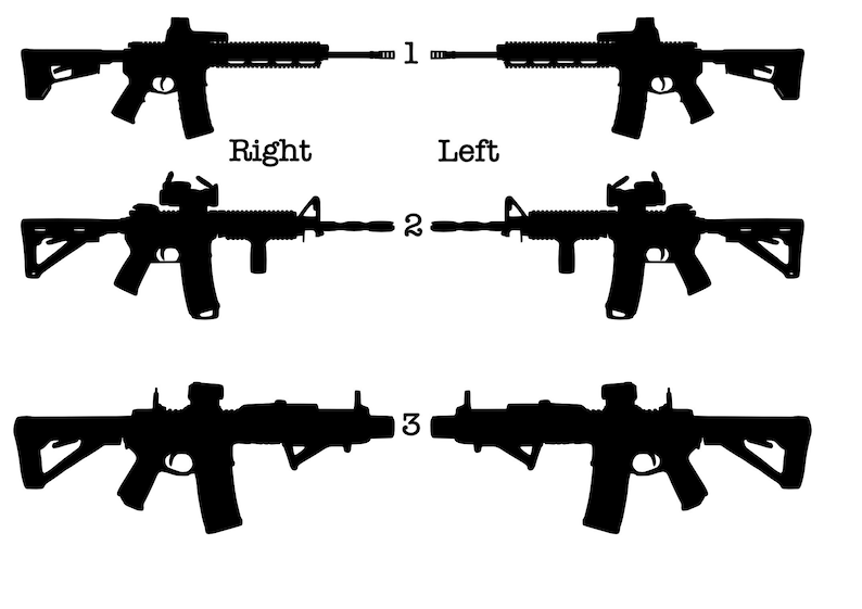 AR-15 Decal Vinyl Sticker for Vehicles or Laptop Decor - Etsy