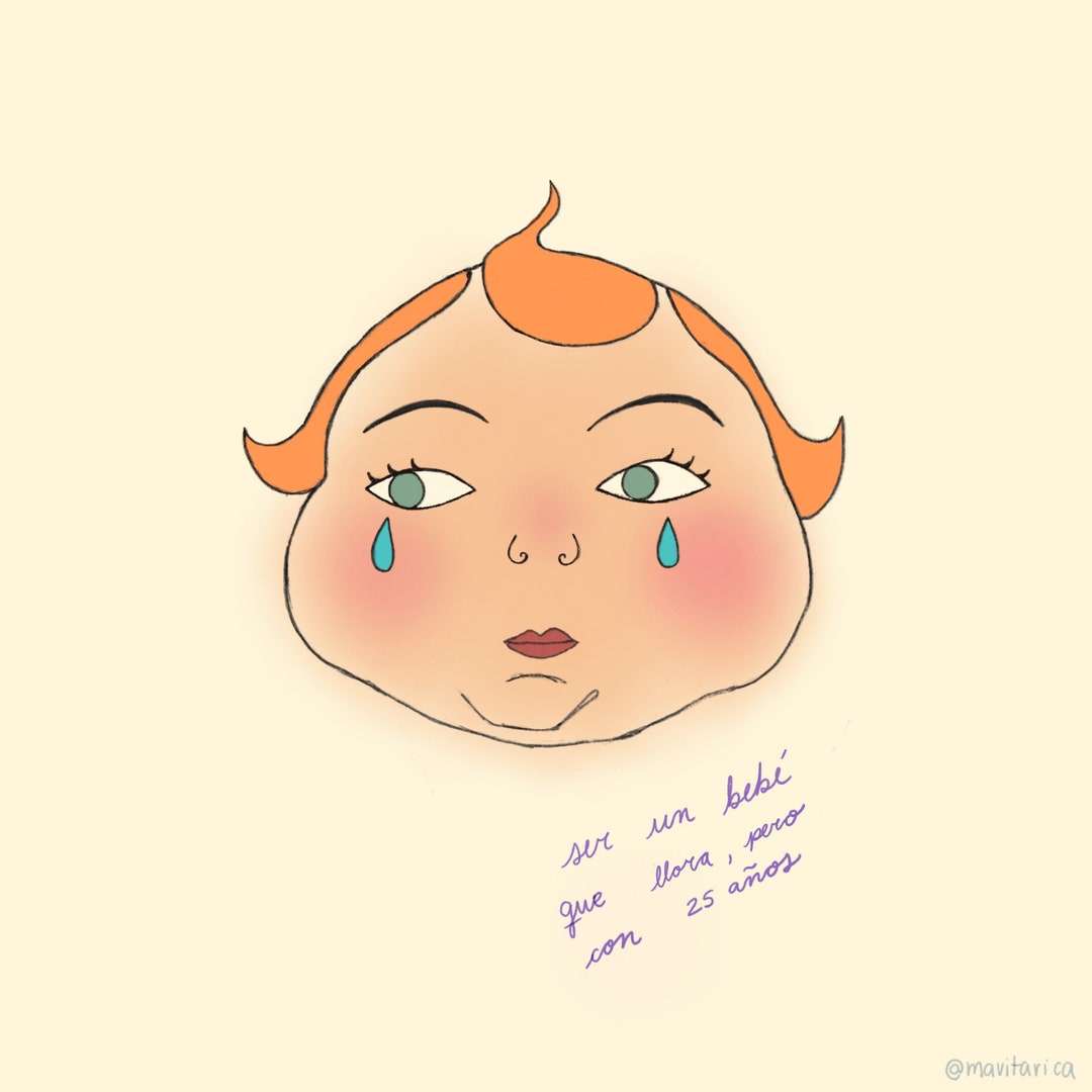 Big Baby - (printable Illustration) - Etsy