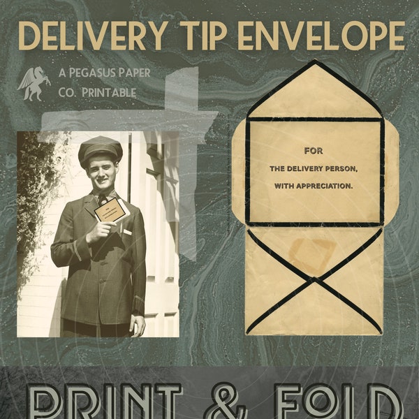 Tip Envelope - Etsy