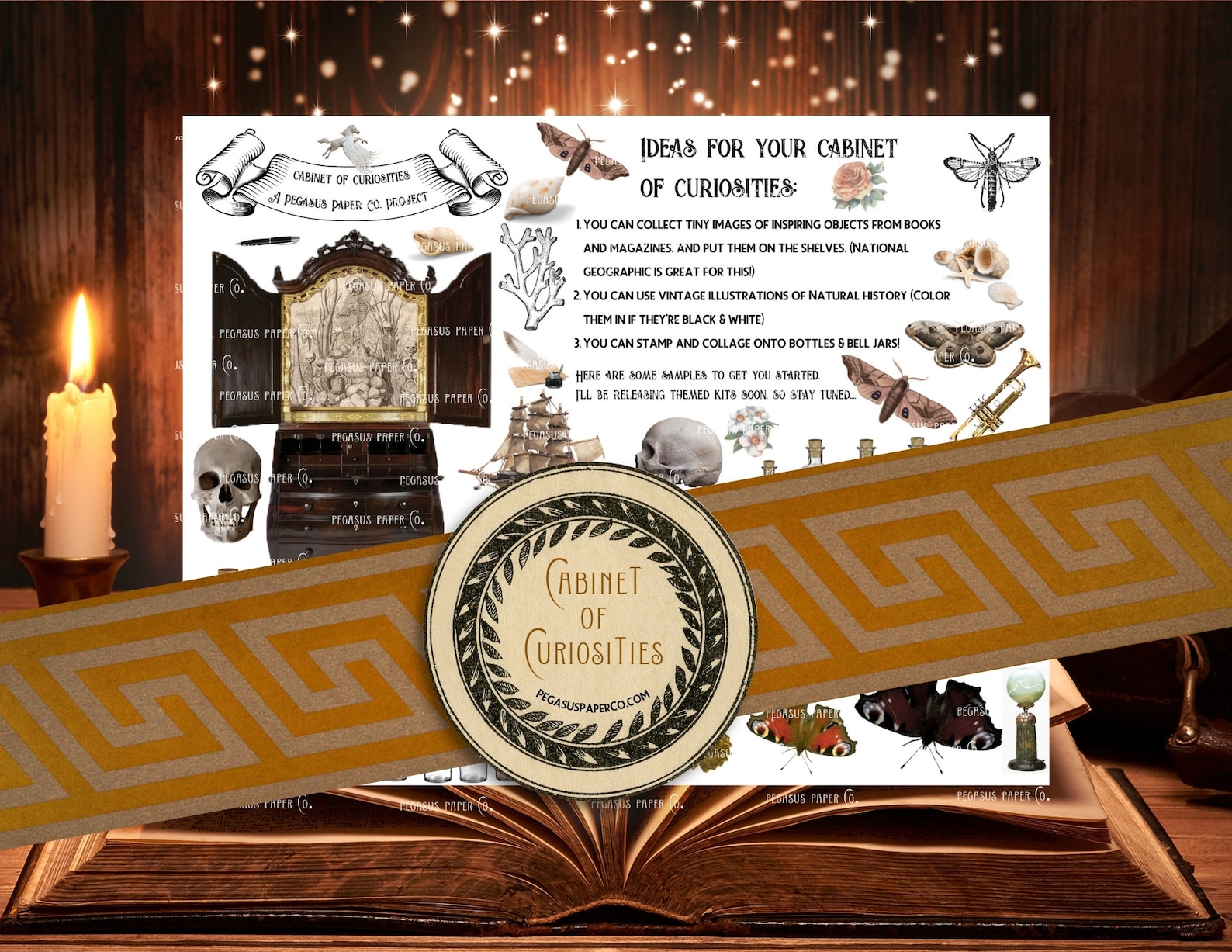 Cabinet of Curiosities A Printable Junk Journal Craft Kit - Etsy Canada