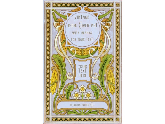 Lavender Fairytale Book Cover Art With Blanks for Author Title | Etsy