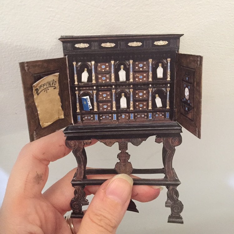 Alchemy Potions Cabinet of Curiosities Printable Journal - Etsy