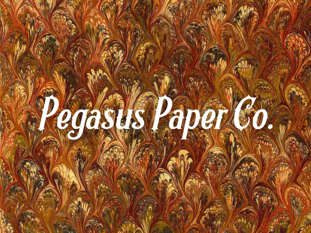 Handmade Marbled Paper Digital Download - Speckled Smoke and Brandy ...