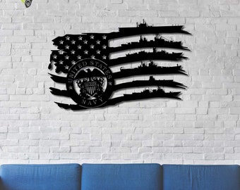 Us Navy Ship Metal Sign - Etsy
