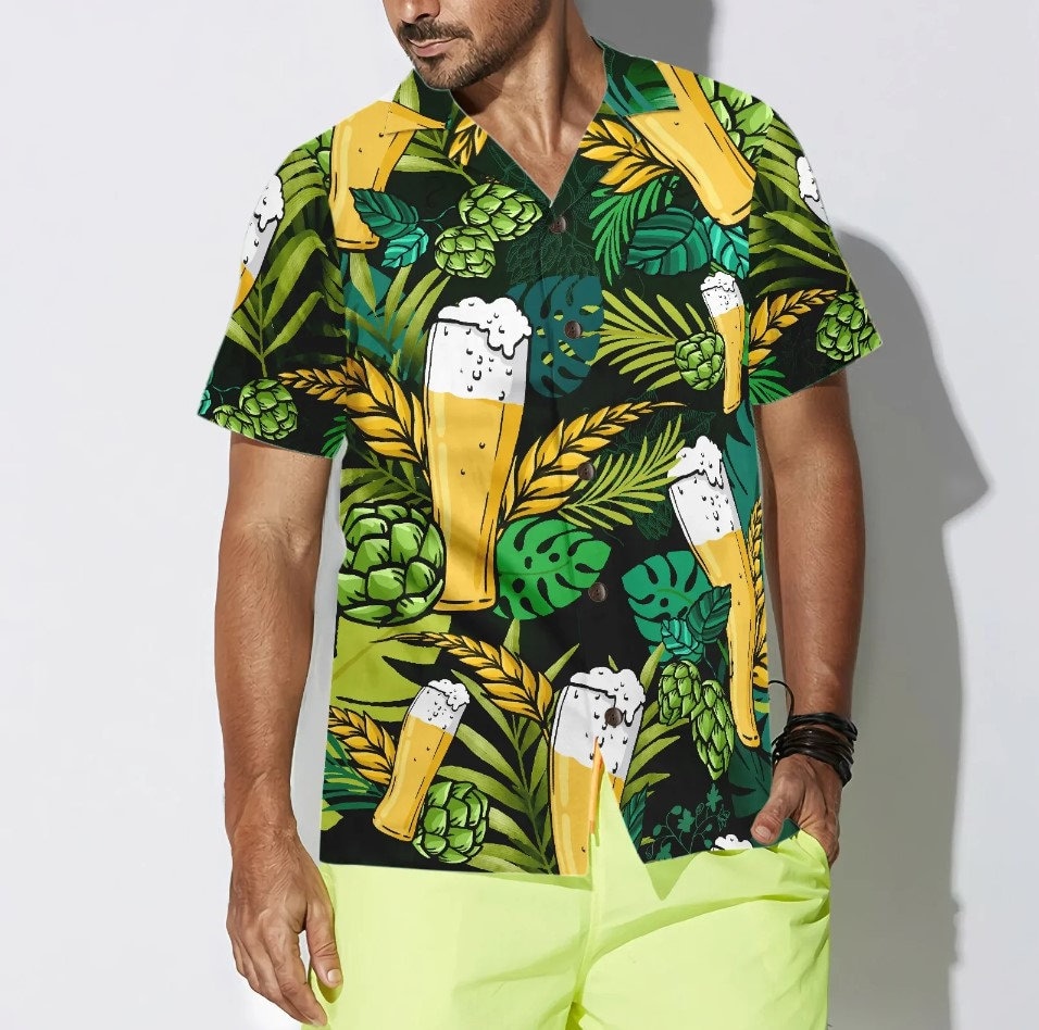 Beer Hawaiian Shirt, Beer Lovers Aloha Shirts sold by Zhuang | SKU ...
