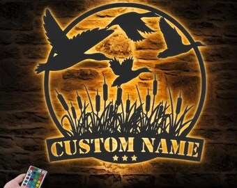 Led Duck Hunting Sign - Etsy