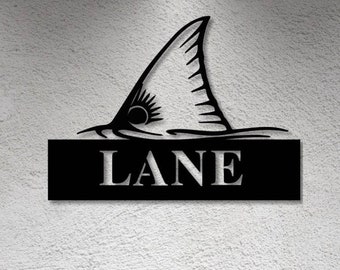 Redfish Metal Sign - Etsy