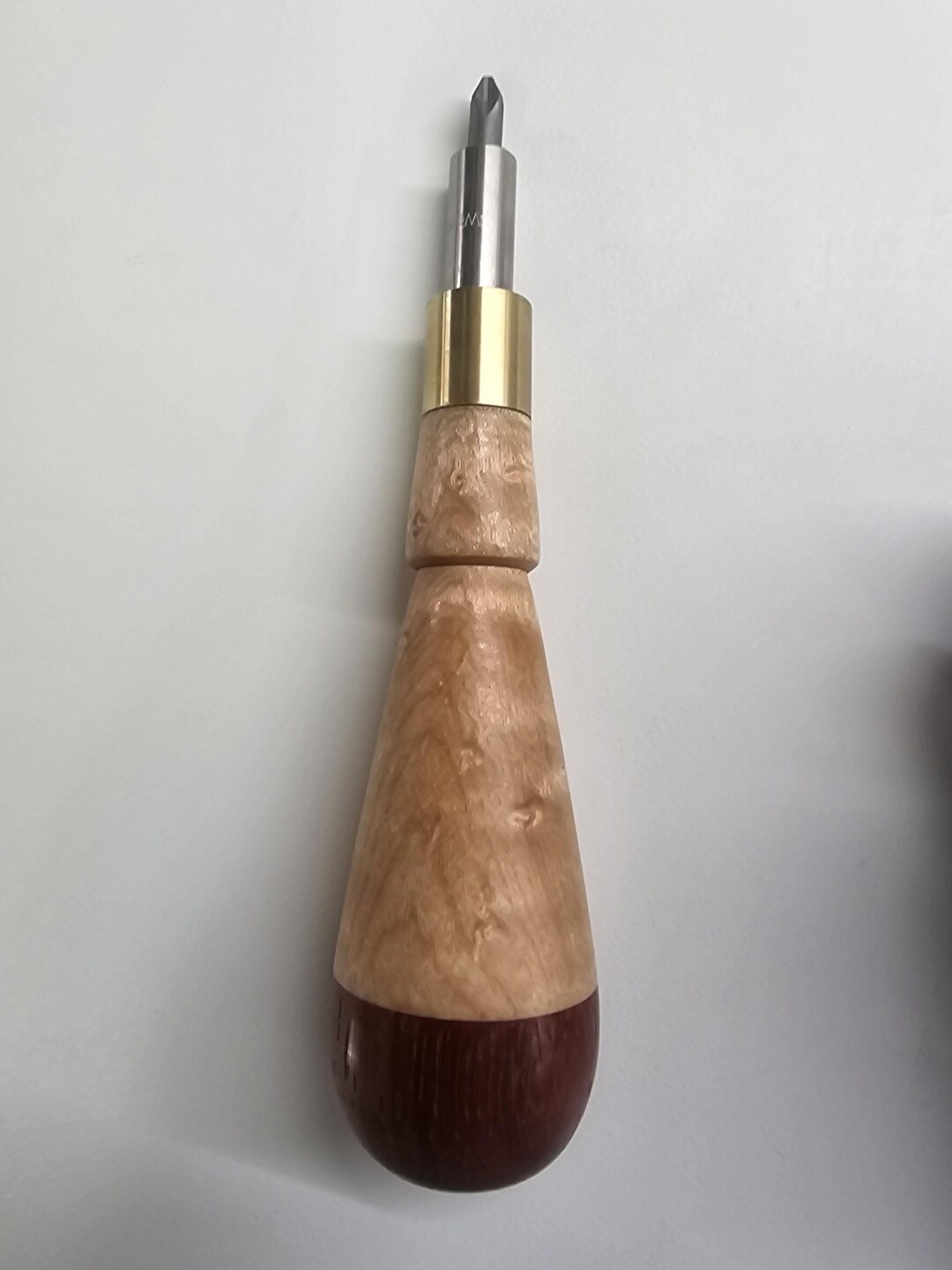 Hand Turned Screwdriver Out of Birds Eye Maple and Padauk - Etsy