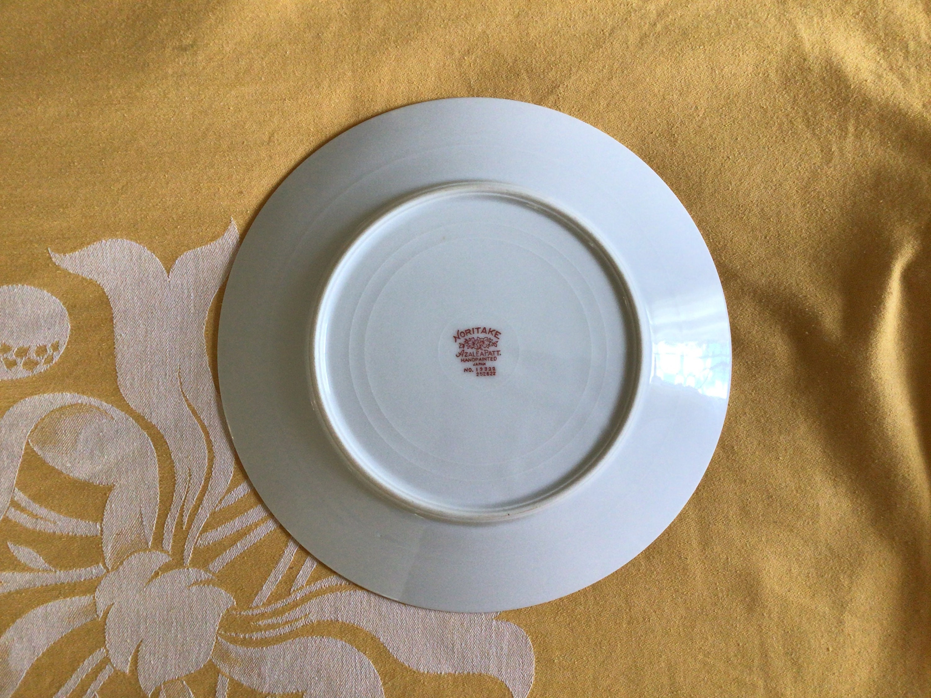 1930s Noritake Salad Plate, Handpainted Azalea Pattern 19322 (red Mark ...