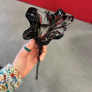 Handmade Glass Blown Flowers - Custom Colors, Glass Gift, Home Decor ...