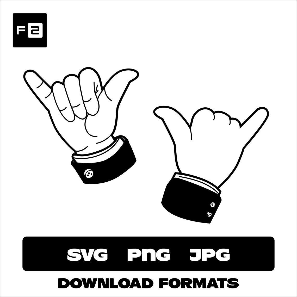 Shaka Hand Gestures Svg Shaka Signs Svg Shaka Gestures Svg - Etsy Canada
