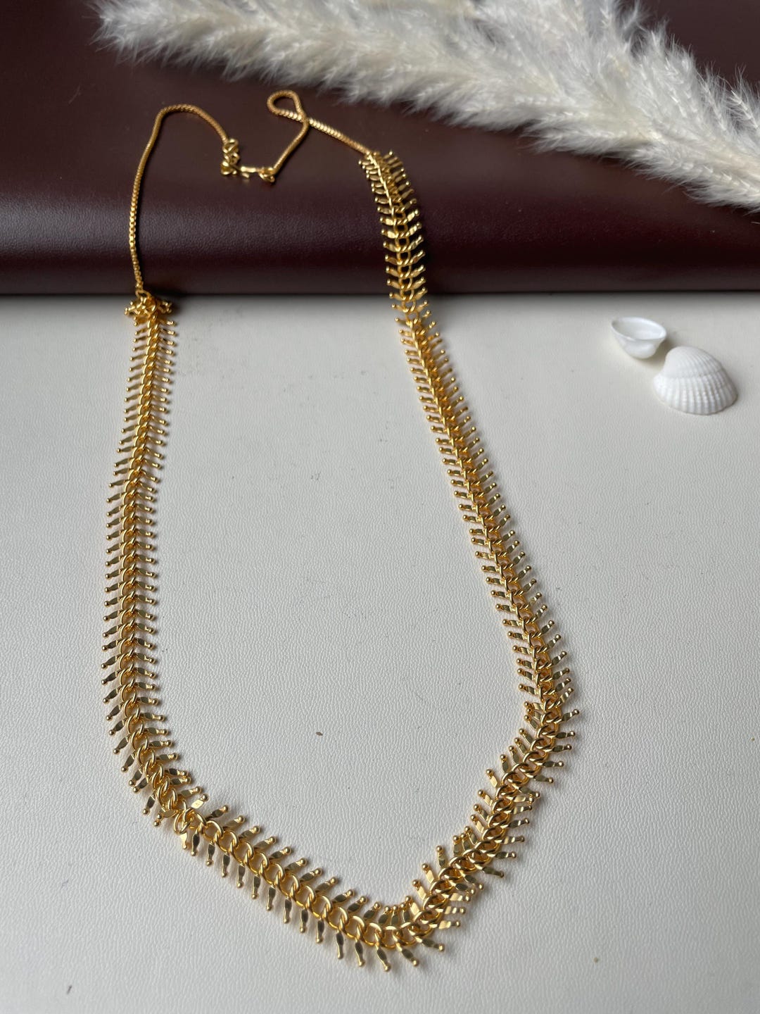 Traditional Maharashtrian Durva Haar Necklace Traditional Necklace ...