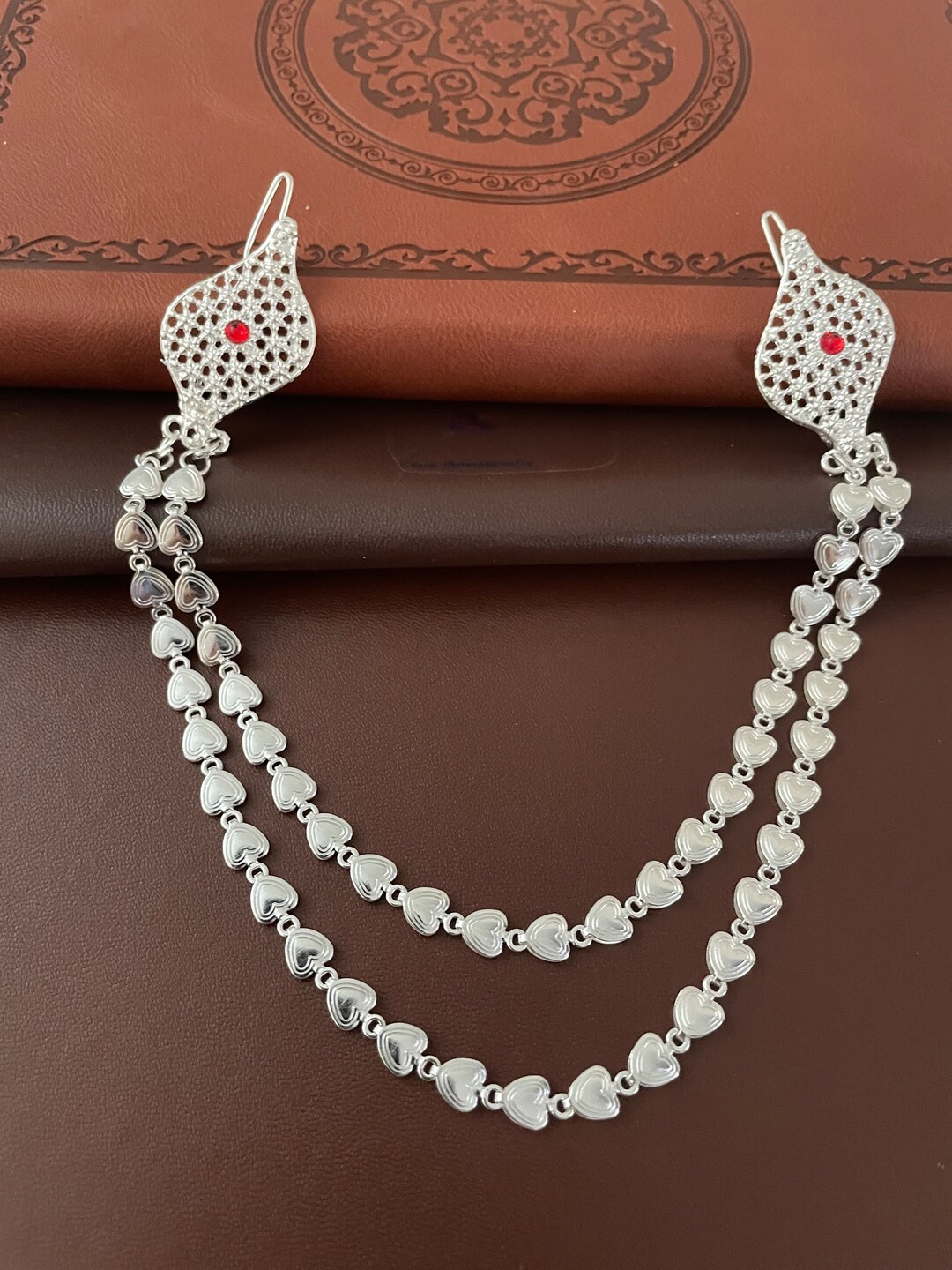 Shiny Silver Hair Accessory Silver Lookalike Hair Accessory Silver Hair ...