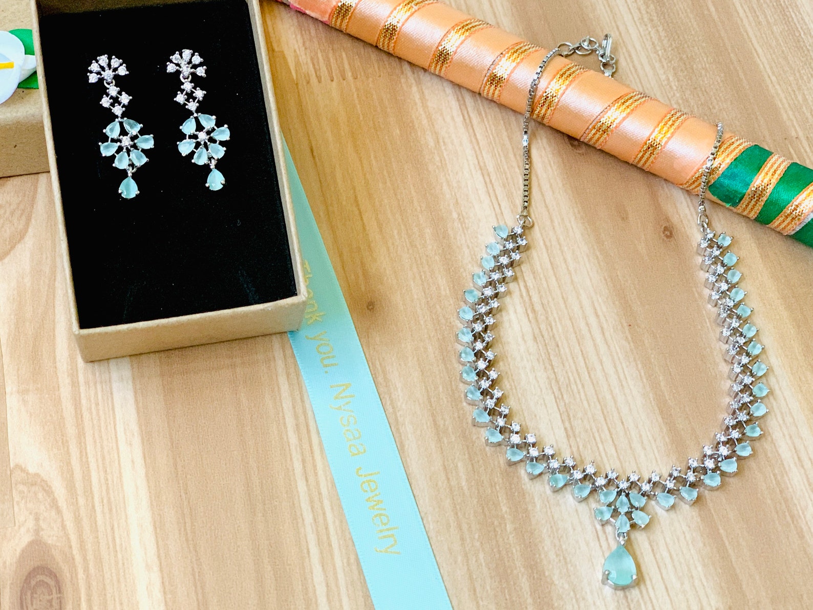 Delicate Necklace Set Classic Necklace Set Bollywood - Etsy
