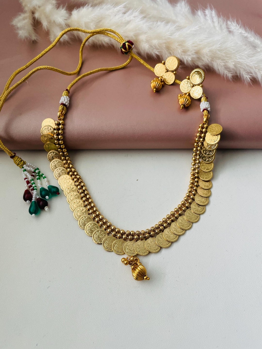 Traditional Maharashtrian Putali Haar Necklace | Traditional Coin ...