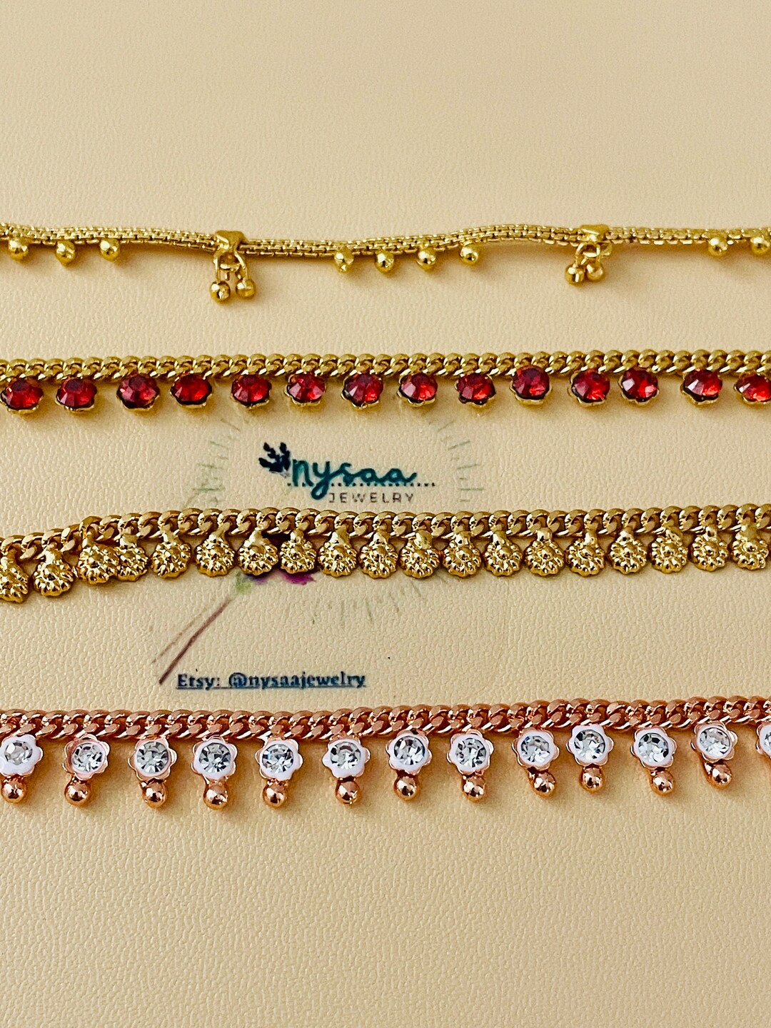 Anklets Payal Gold Plated Anklets Painjan Delicate Design Anklets - Etsy
