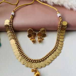 Maharashtrian Putali Haar Necklace: Traditional Coin Jewelry - Etsy