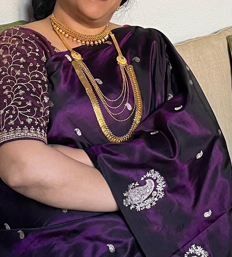 Maharashtrian Fancy Gadhi Thushi With Earrings| Long Fancy Putli Haar ...