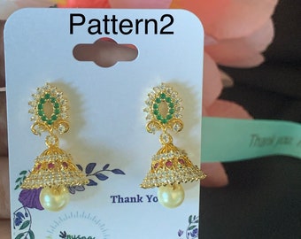 Simple Jhumkas - Etsy