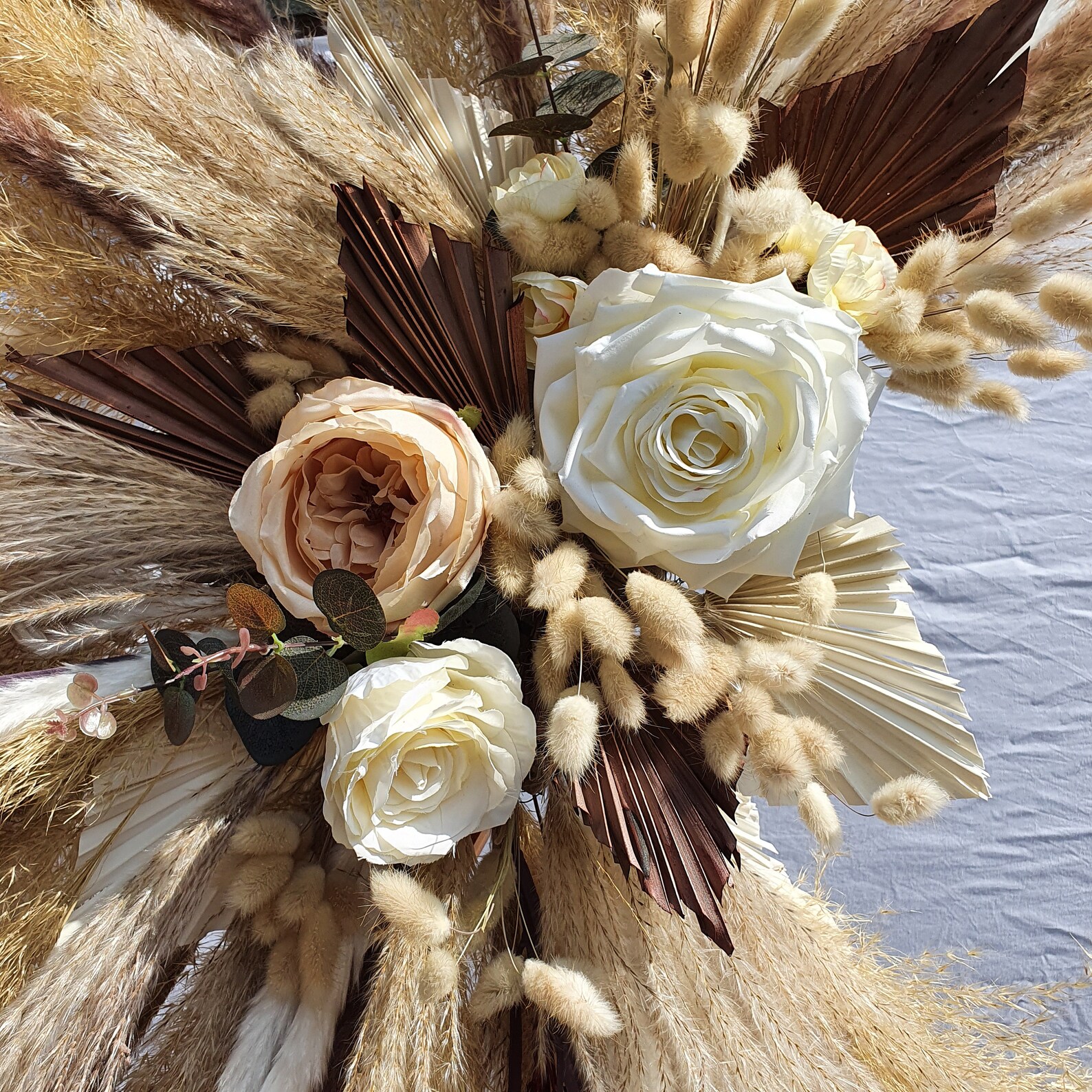 Boho Pampas Wedding Flower Swags Pampas Archway Flowers - Etsy