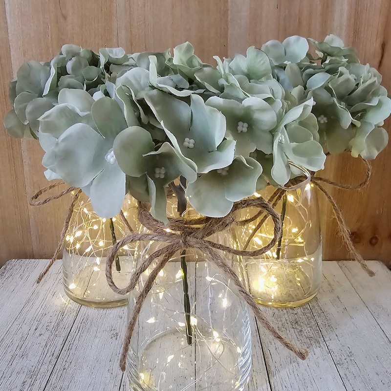 Sage and Gold Vase - Etsy