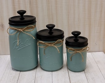 Rustic Kitchen Canisters | Etsy