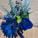 Blue Lighted Event Table Centerpiece, Wedding Centerpiece, Bridal ...