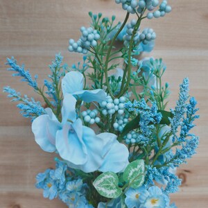 Light Blue Lighted Event Table Centerpiece, Wedding Centerpiece, Bridal ...