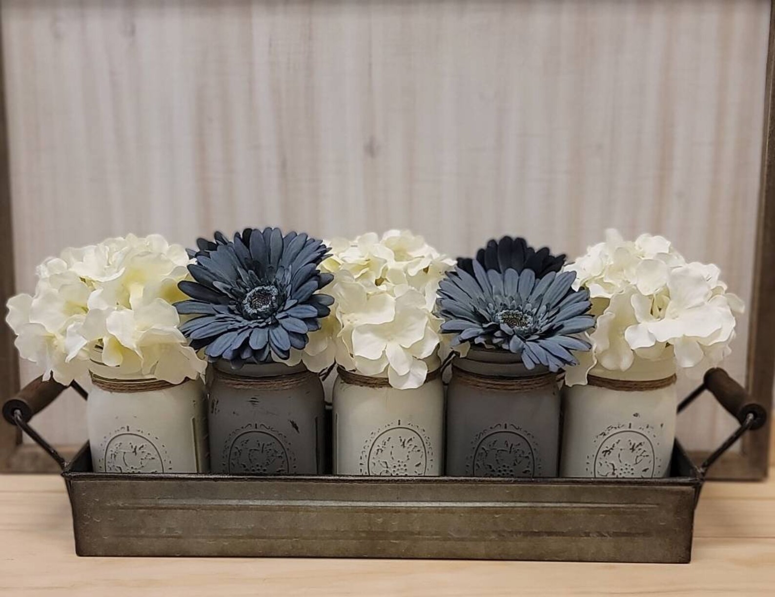 Farmhouse Centerpiece, Farmhouse Table Decor, Table Centerpiece ...
