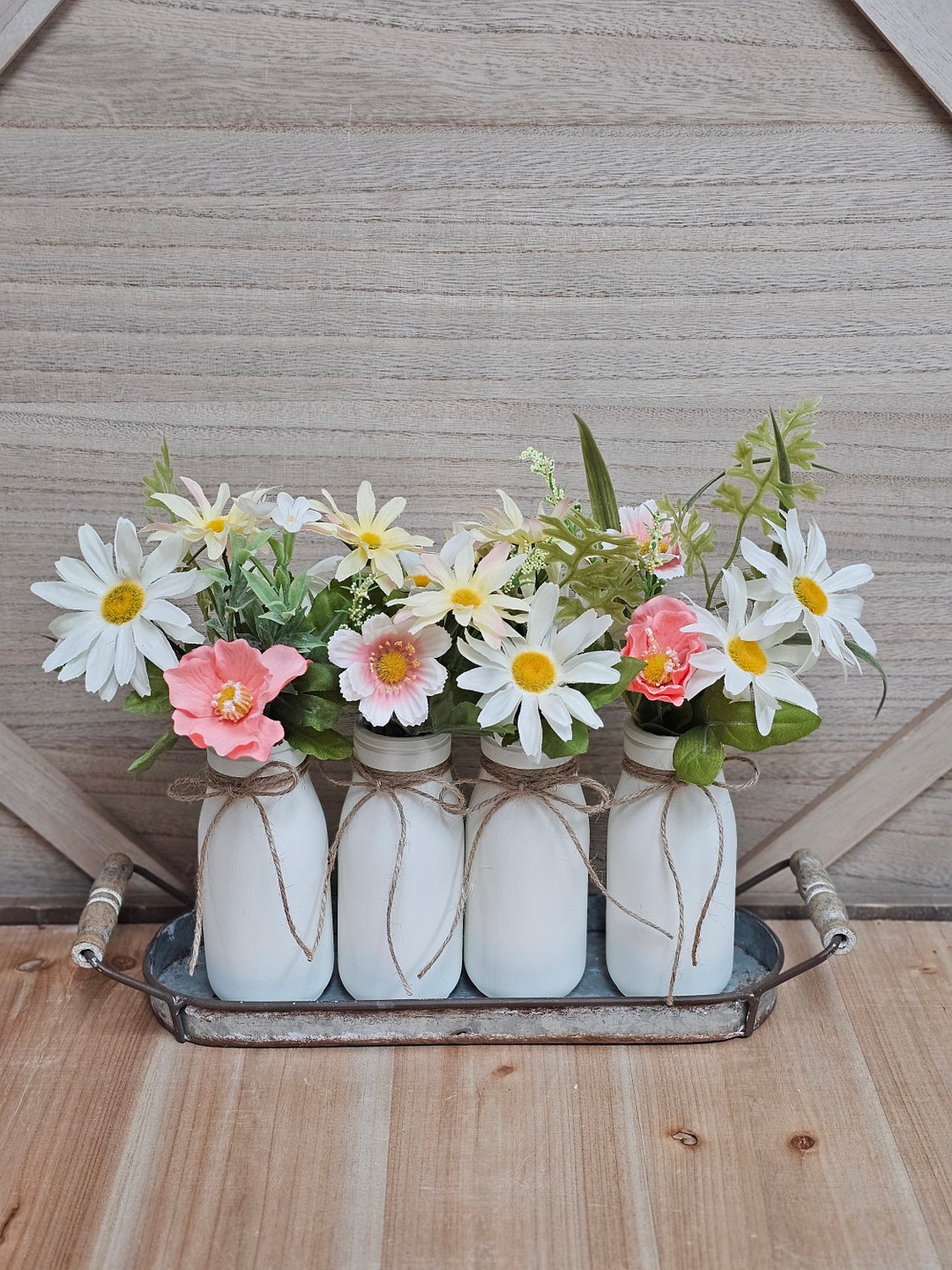 Farmhouse Centerpiece, Farmhouse Decor, Table Centerpiece, Farmhouse ...