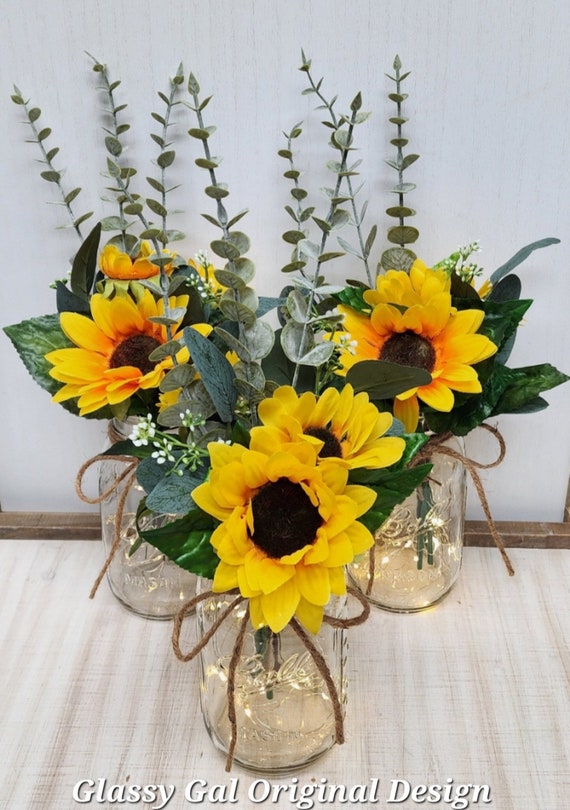 Invitations De Mariage En Pot Mason De Tournesol 🌻TOURNESOL EN