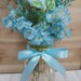 Light Blue Lighted Event Table Centerpiece, Wedding Centerpiece, Bridal ...