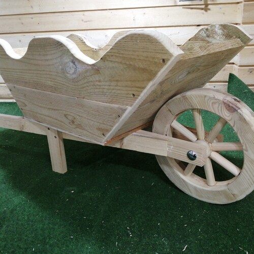Rustic Decorative Wheelbarrow Planter - Etsy