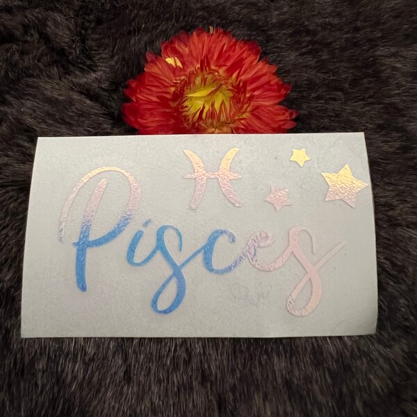 Pisces Decal - Etsy