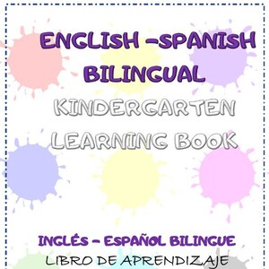 Bilingual Spanish/english Language Busy Book Preschool | Etsy