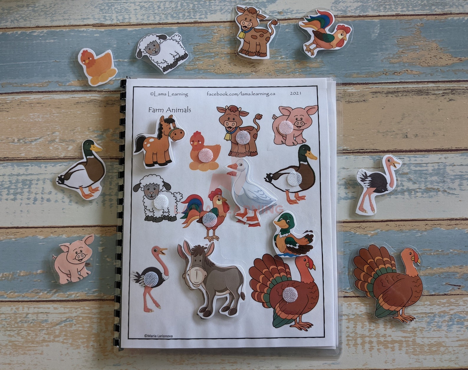 Farm Activity Book, Busy Book Pages, Toddler Farm Animals Games ...