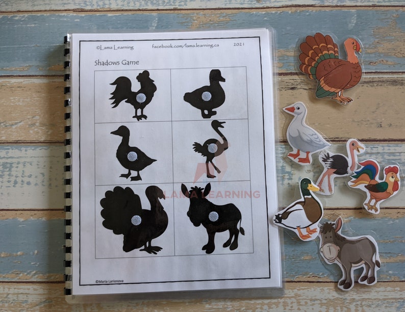 Farm Activity Book, Busy Book Pages, Toddler Farm Animals Games ...