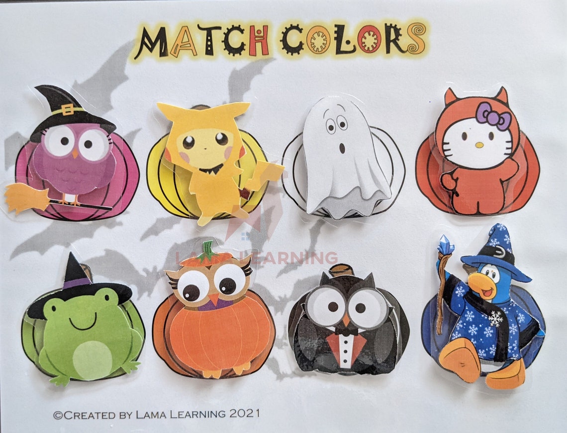 Halloween Busy Book, Quite Preschool Kindergarten Themed Worksheets ...